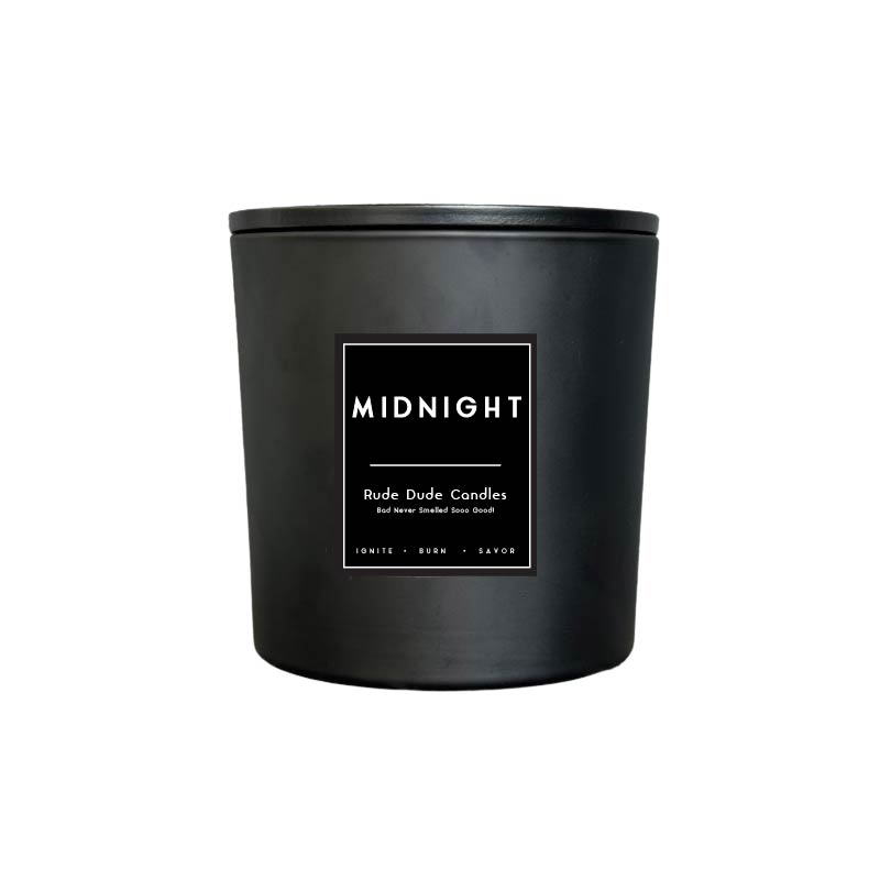 MIDNIGHT - Candle 55 oz – Rudedudecandles